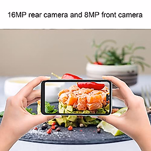 I14pro max Unlocked Smartphone 4G, Unlocked Cell Phone with 6.1 Inch LCD 720P IPS HD Screen, Support Dual Camera, Face Unlock, Dual SIM 3G Mobile Phone, MTK6737, 4G 48G, Dual Band 5G WiFi(Dark Green)