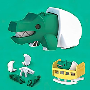 Comfy Hour Compatible for Halftoys Baby Animals Crocodile Model Set, 4-inch
