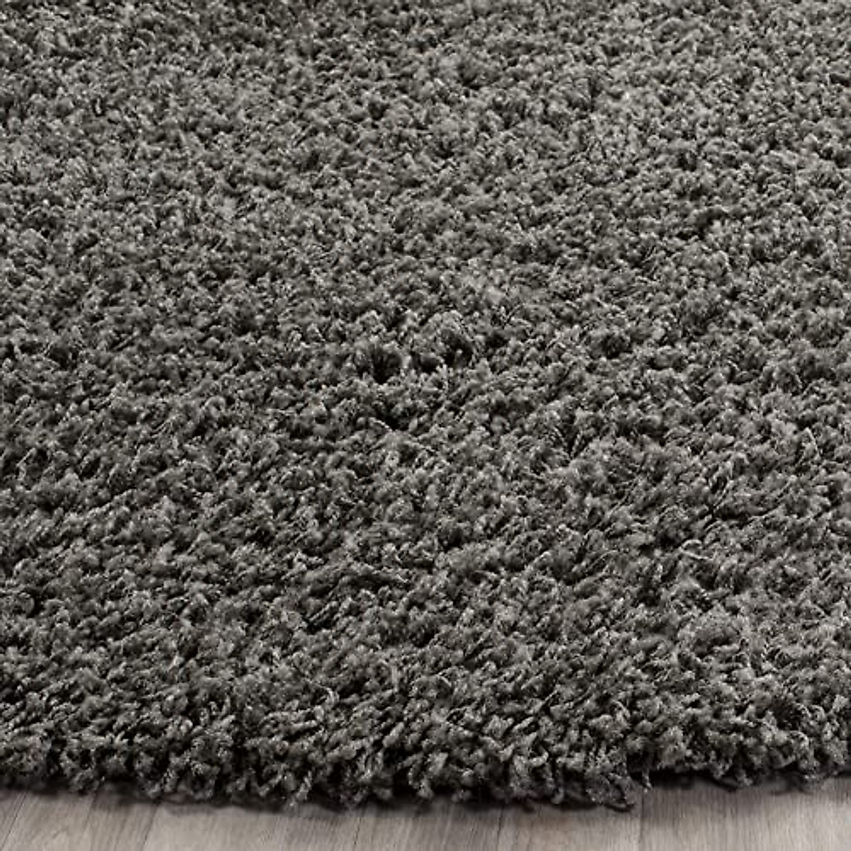 SAFAVIEH Athens Shag Collection 6'7" Round Seafoam SGA119D Non-Shedding Living Room Bedroom Dining Room Entryway Plush 1.5-inch Thick Area Rug