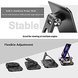 Wireless Charging Station for Apple Multiple Devices, Wired Charger for Tablet Stand iPad Holder, Wireless Charger for iPhone 14 Pro Max/13/12, AirP od Pro 3/2, Watch Charger for iWatch Series 8/7/6