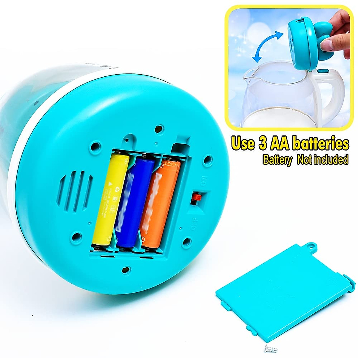 Tea Party Set for Little Girls,Pretend Play Princess Tea Time Toy with Singing Spray Teapot,Elegant Kids Kitchen Pretend Play,for Toddlers 3 Years and up,for Kids' Tea Party,Family Trip,Girl Gifts