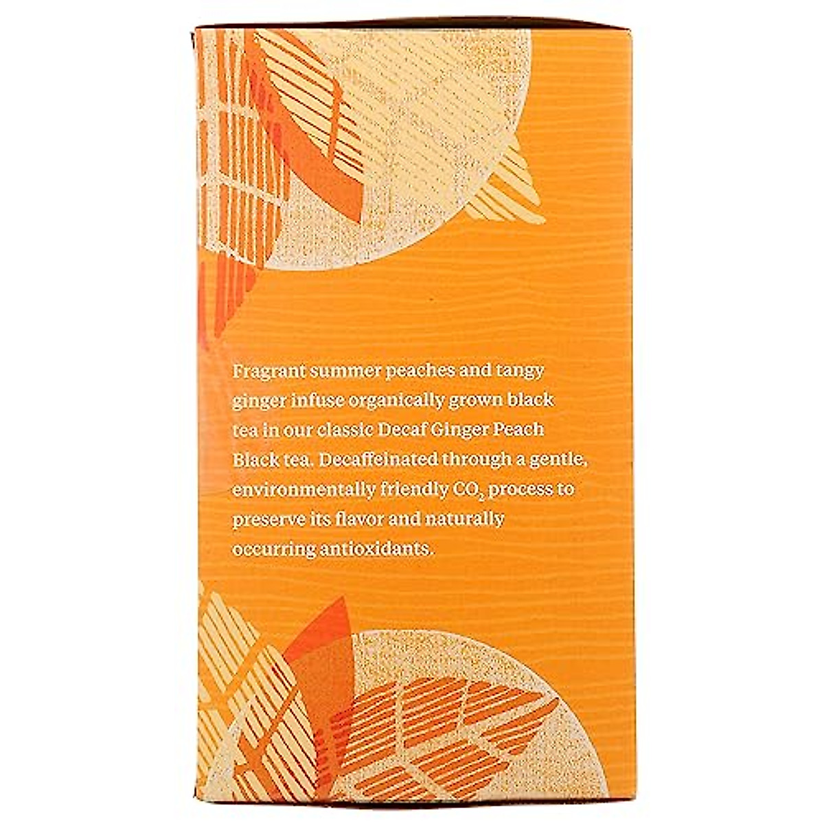 Allegro Tea, Organic Decaf Ginger Peach Black Tea Bags, 20 ct