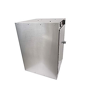 HeatMax 16x16x24 Small Hot Box Food Warmer with an Interior usable shelf space of 13 x 15.5 inch. Countertop Pizza, Patty, Pastry, Empanada, Concession Hot Food Holding Case