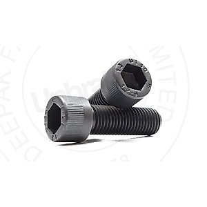 Socket Head Cap Screw, M4-0.7mm Thread, 8mm Long, Fully Threaded, Alloy Steel, Unbrako 12.9, Black Oxide (Pack of 200)