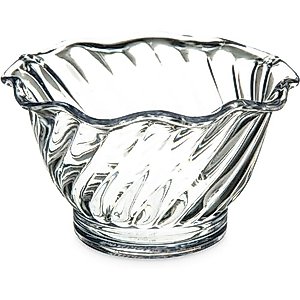 Carlisle Clear 5 oz Tulip Dessert Dish