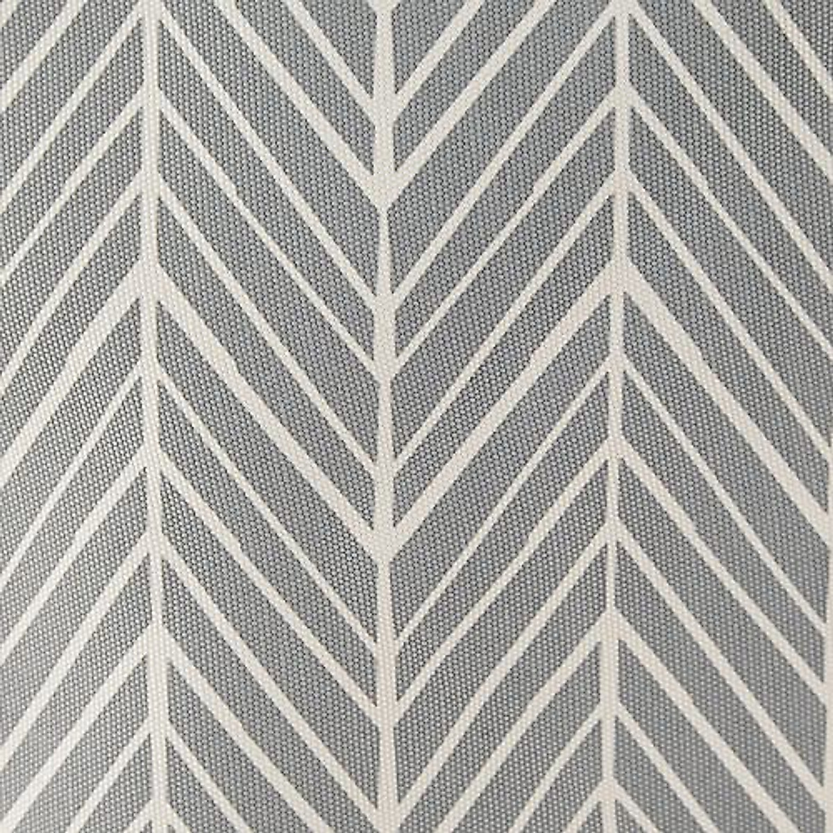 DII Polyester Container with Handles, Herringbone Storage Bin, Large Round, Small Square, Gray