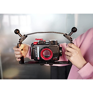 nitescuba Underwater Handle Tray Bracket Aluminum Alloy Dual Handheld Video Light Stabilizer Tray for Camera housing，Handle Grip for gopro Set up Works for Hero 10,Action Camera