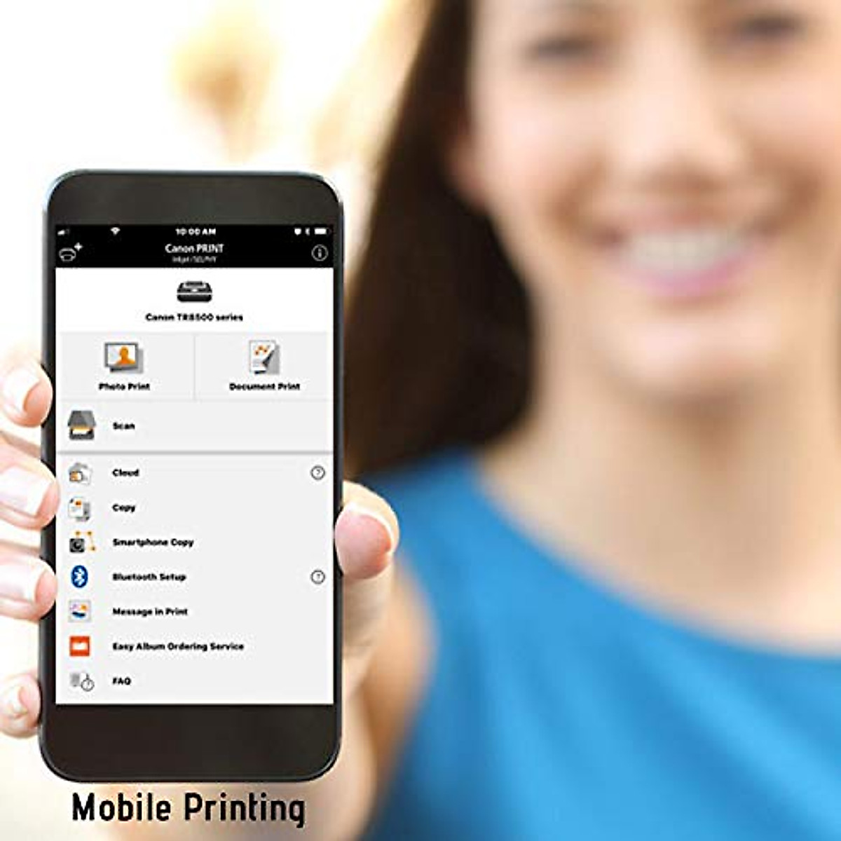 Canon Wireless Pixma TR-Series Inkjet All-in-one Printer with Scanner, Copier, Mobile Printing and Cloud + Bonus Set of NeeGo Ink