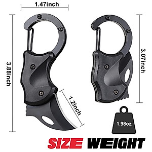 Christmas Stocking Stuffers Gifts for Men Dad Brother, Small Pocket Knife, Keychain, EDC Gadgets for Everyday Carry, Gifts Idea for Men, Unique Gifts for Camping Fishing Hiking, Dad Stocking Stuffers