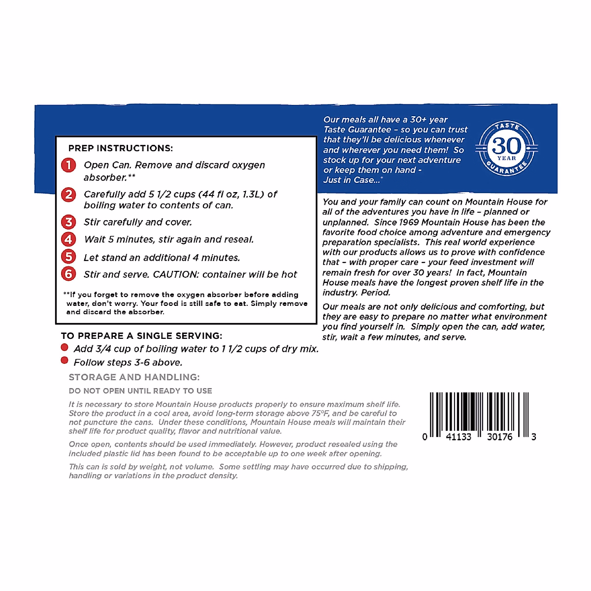 Mountain House Beef Stroganoff with Noodles | Freeze Dried Survival & Emergency Food | #10 Can & Mexican Style Adobo Rice with Chicken | Freeze Dried Survival & Emergency Food | #10 Can | Gluten-Free