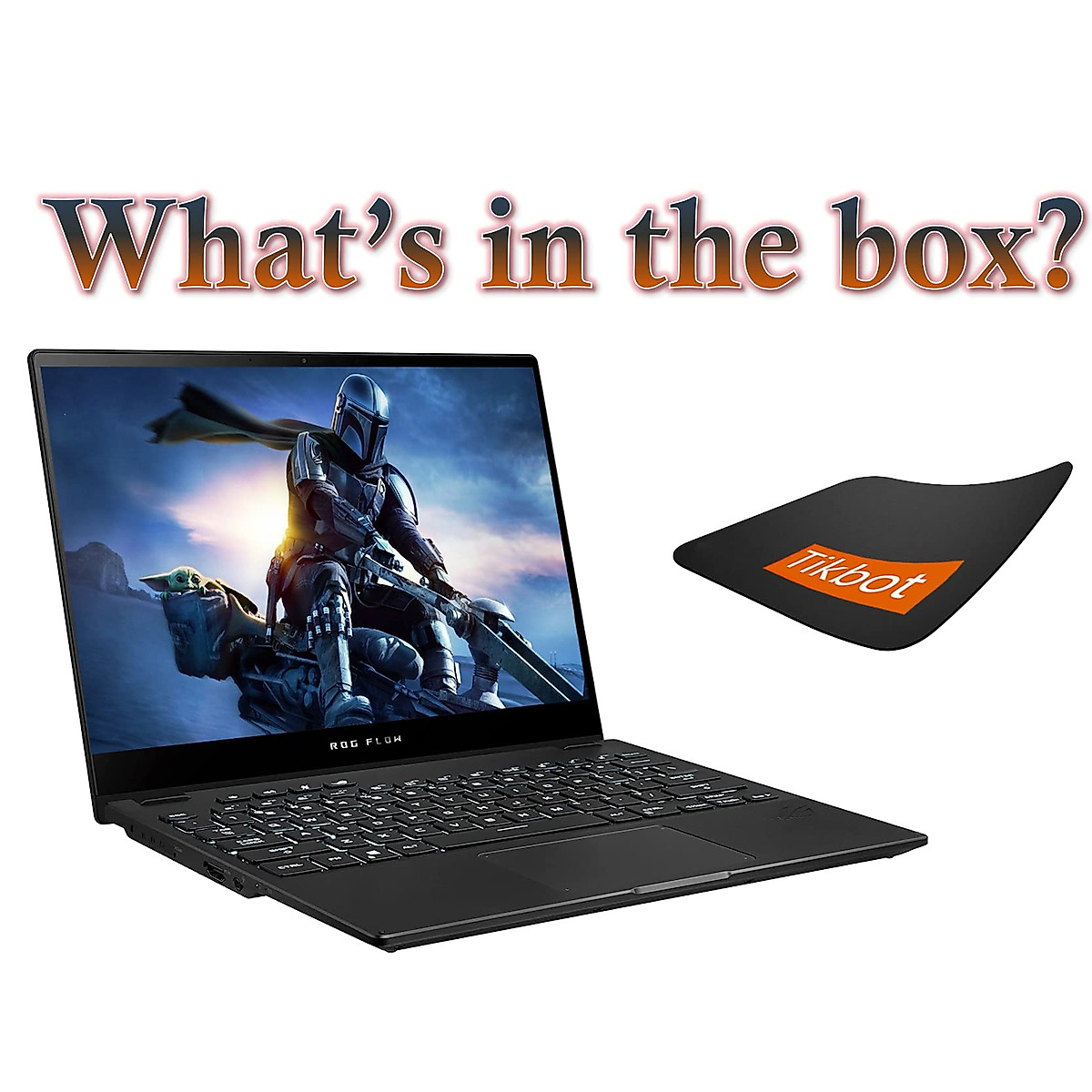ASUS ROG Flow X13-13.4" Touchscreen Gaming Laptop - NVIDIA GeForce RTX 3050 Ti V4G Graphics – R9-6900HS - 16GB DDR5 RAM, 1TB PCIe 4.0 SSD, with Mouse Pad