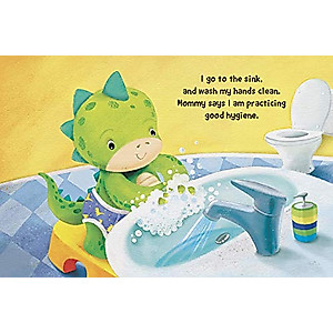 Pottysaurus - Children's Padded Board Book - Potty Training