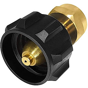 YOUHO Propane Refill Adapter, Fill 1 Pound Bottles from 20lb Tank, QCC1 / Type1 Propane Tank,Solid Brass
