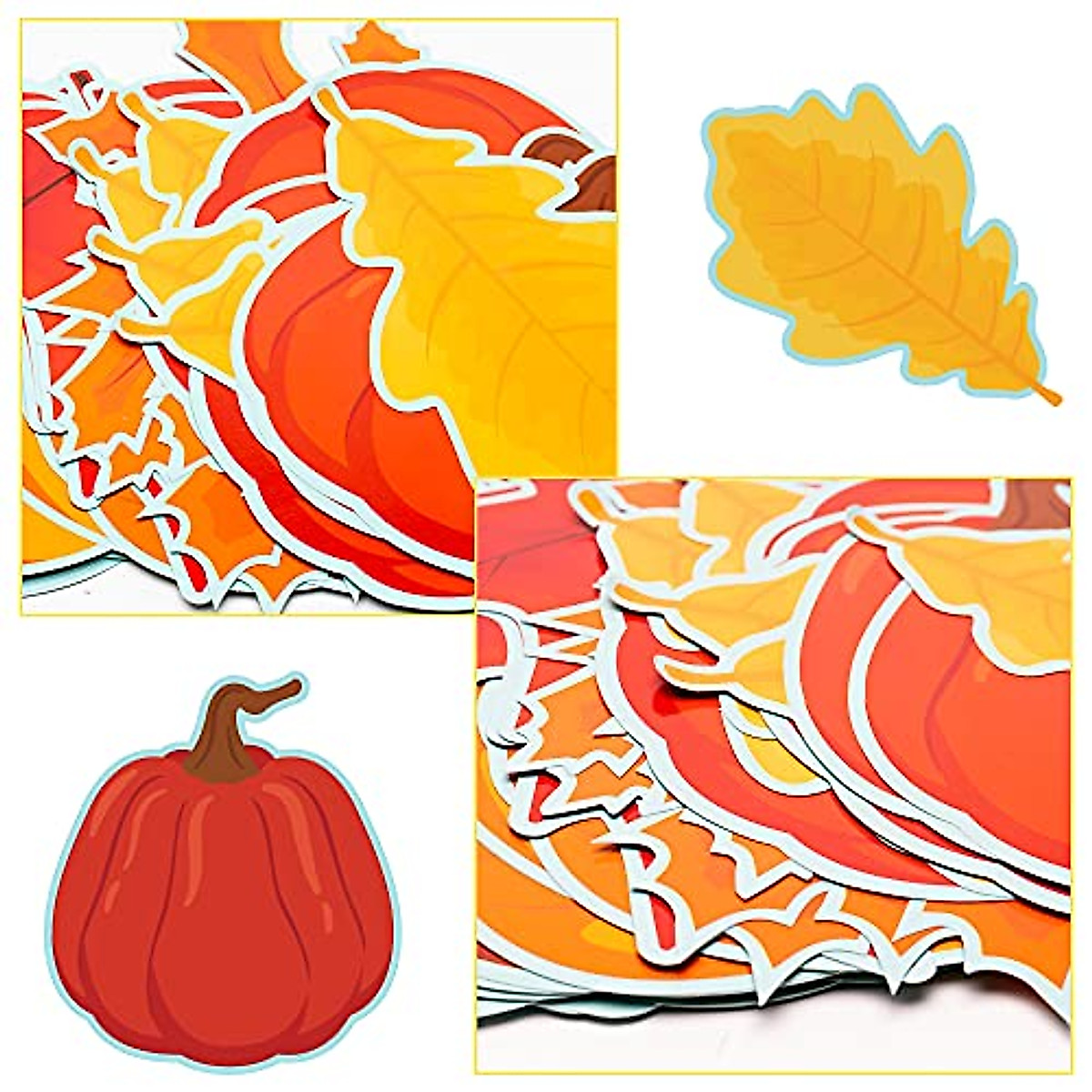 OSNIE Fall Accents Set – 45 Waterproof Classroom & Party Decorations