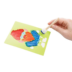 Baker Ross FE517 Garden Craft Stencils - Pack of 8, Plastic Stencils for Children, Art Set for Kids to Create and Design Themed Books, Cards and Pictures