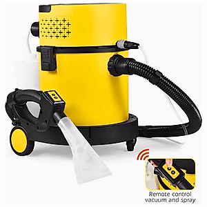 SANITMAX SM20 Wet Dry Shampoo Vacuum Cleaner, HEPA Filter, 5.28 Gallon Shop Vac, Yellow