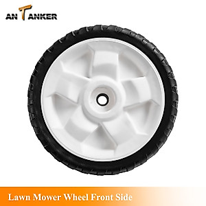 Antanker Drive Wheel Replace for Toro 119-0311 137-4832 115-2878 205-360 Drive Wheel for Toro 22" Recycler 20330 20339 20350 20370 20954 Self-propelled 8" Lawn Mower Front Drive Wheels 2 Pack