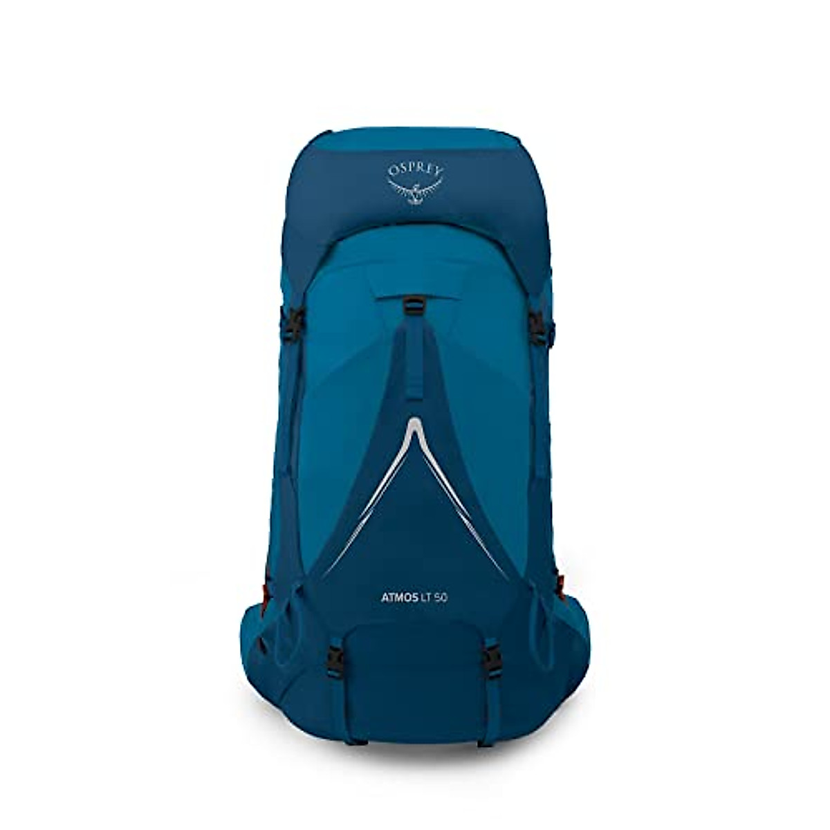 Osprey Atmos AG LT 50L Men's Backpacking Backpack, Night Shift/Scoria Blue, L/XL