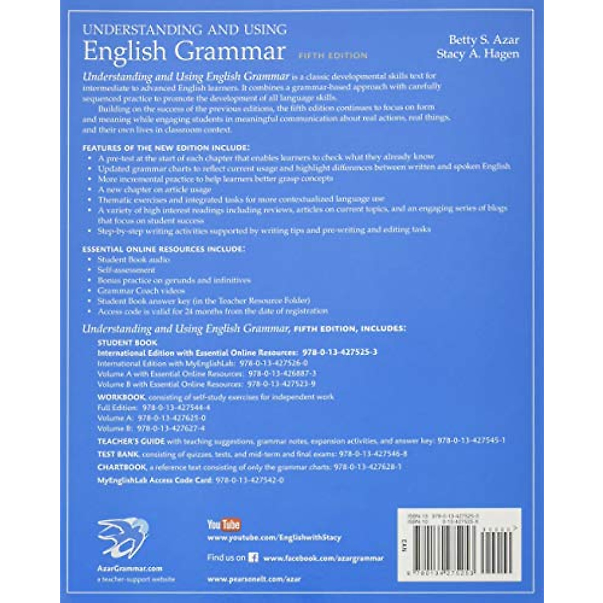 Understanding and Using English Grammar, Student book with Essential Online Resources - International Edition