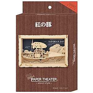 ENSKY Red Pig Savoia S.21F Paper Theater