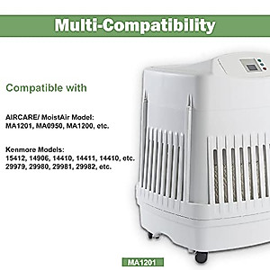 Future Way MAF1 Humidifier Filter Compatible with AIRCARE Essick Air MA1201, MA0950, Kenmore 14906 Humidifiers, 2-Pack