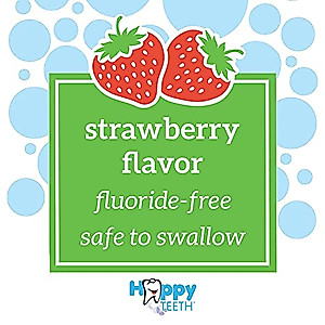 Dr. Brown's Infant-to-Toddler Training Toothbrush Set with Fluoride-Free Baby Toothpaste, Strawberry - Giraffe - 1.4oz - 0-3 years