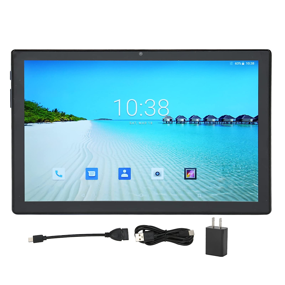 Airshi HD Tablet, 10.1 Inch IPS 2GB RAM 32GB ROM Octa Core CPU 4G LTE 5G WiFi Tablet PC for School (Green)