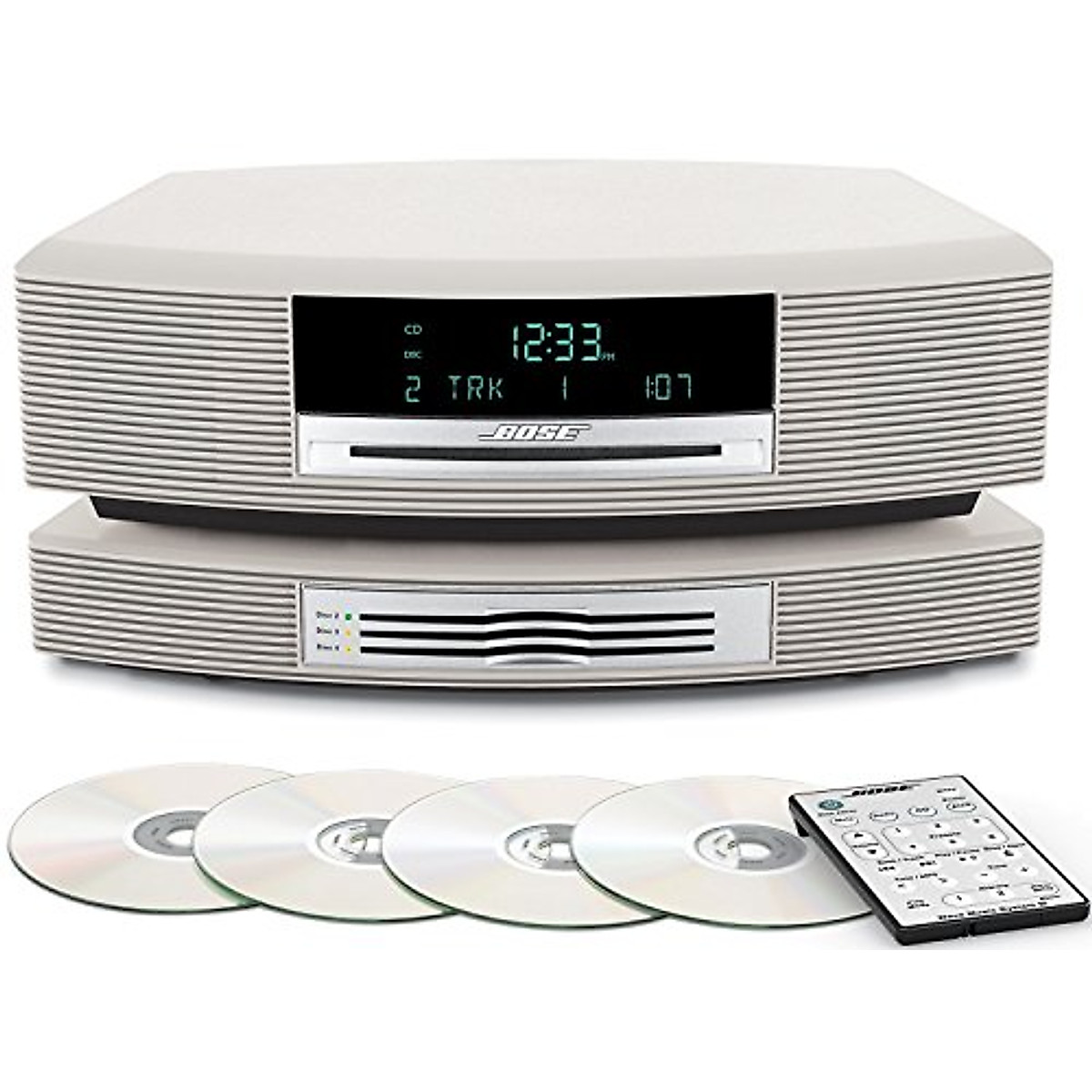 Wave® Music System III with Multi-CD Changer - Platinum White
