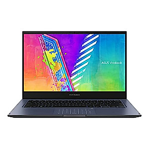 ASUS VivoBook Go 2-in-1 Laptop, 14” HD Touch Flip Thin and Light Newest, Intel Celeron N4500, 4GB RAM, 64GB eMMC + 256GB PCIe SSD, NumberPad, Windows 11 S +GM Accessories