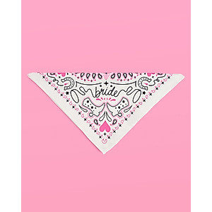 xo, Fetti Bachelorette Party Pink Rodeo Bride Bandana | Last Rodeo Bachelorette Party Decorations, Bridesmaid Gift, Bridal Shower Party Favor, Nashville Bride, Wedding Party Favor