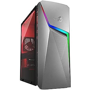 ASUS Newest ROG Strix GL10 Premium Gaming Desktop | AMD Ryzen 5 3600X | 16GB RAM | 512GB SSD+2TB HDD | NVIDIA GeForce GTX 1660TI | Gray | Windows 10 | with Mouse Pad Bundle