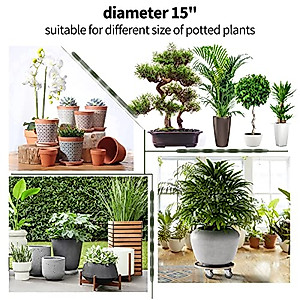 Furniture Mover Dolly Moving Rollers 15 Inch Moving Dollies 550lbs Capacity for Heavy Duty Furnitures Heavy Objects Hauling Moving Cart with Wheels for Outdoor/Indoor