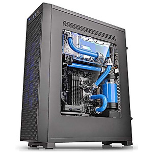 Thermaltake Core G3 Black Slim Small Form Factor ATX Perforated Metal Front and Top Panel Gaming Computer Case 2.0 Edition with Two 120mm Front Fan Pre-Installed CA-1G6-00S1WN-A0
