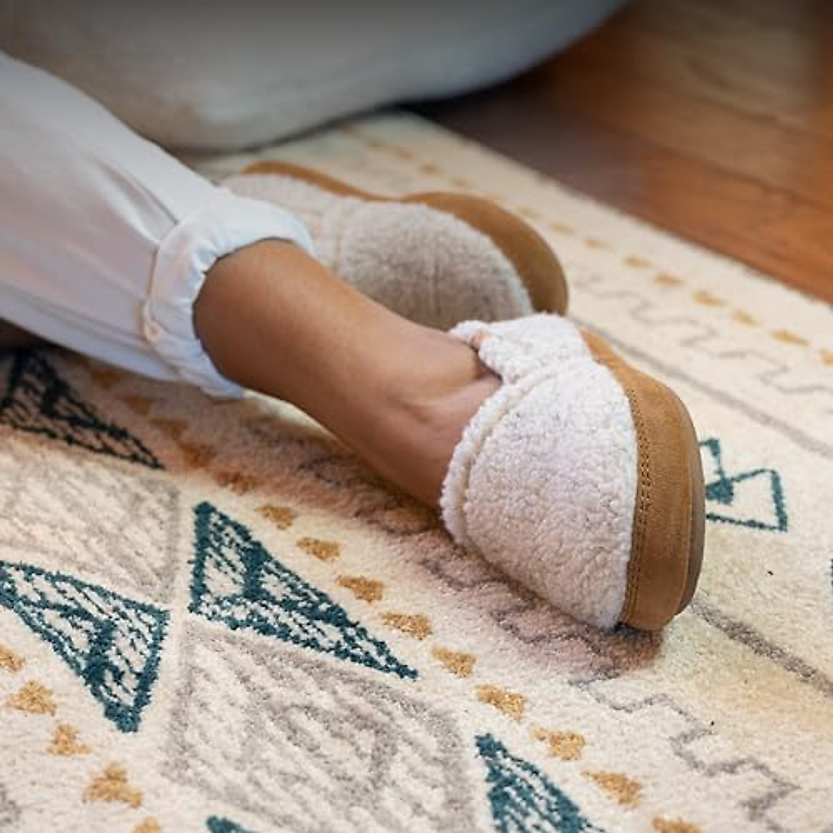 Acorn Women's House Slippers, Recycled-Natural, 8-9