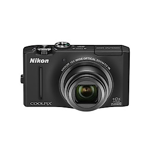 Nikon Coolpix S8100 12.1 MP CMOS Digital Camera with 10x Optical Zoom-Nikkor ED Lens and 3.0-Inch LCD (Black)