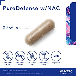 Pure Encapsulations PureDefense with NAC | Enhances First-Line Immune Defense and Upper Respiratory Health | 20 Capsules