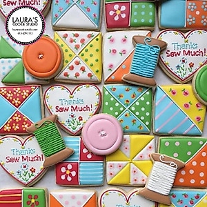 Spool of Thread 3 Inch Cookie Cutter from The Cookie Cutter Shop – Tin Plated Steel Cookie Cutter