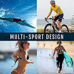 H2O Audio TRI PRO Multi-Sport Headphones - Offline & Underwater Streaming Music (Playlist+) Waterproof Bone Conduction Bluetooth Open Ear Headset with Built-in MP3 Player - Swimming, Running, Cycling
