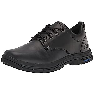 Skechers USA Men's Men's Segment 2.0 Goodyear Rubber Low Profile Round Toe Lace Up Oxford, Blk, 10