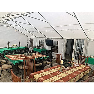 Quictent 20' X 32' /6M X 10M Galvanized Heavy Duty Party Tent Wedding Canopy Gazebo Carport Shelter with Carry Bags