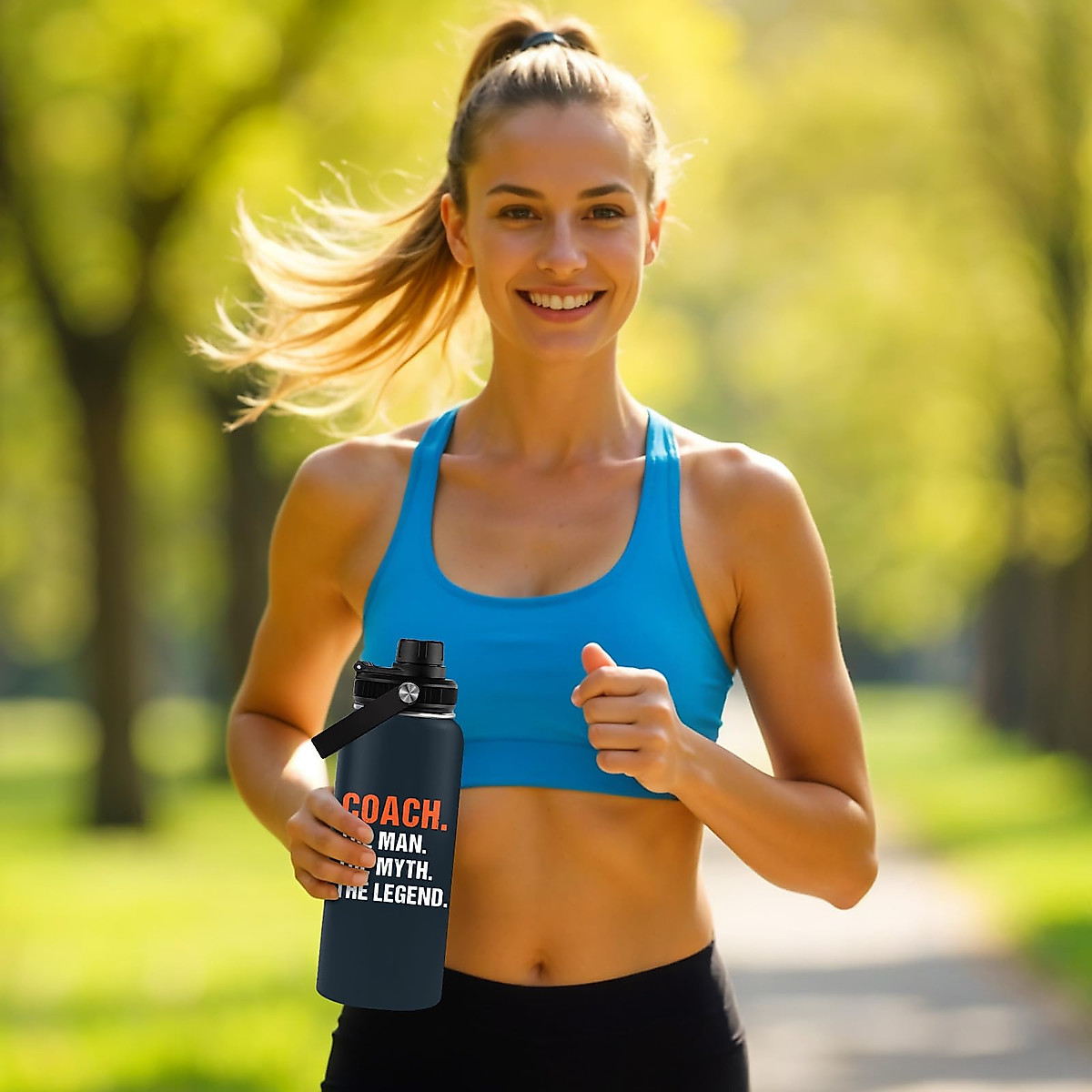 WWHSAI Coach Gifts - Baseball, Soccer Coach Gifts for men, Cheer Coach Gift - Birthday Gift Idea for Appreciation coach men - 32oz Insulated Travel Water Bottle Coffee Mug Coach Nutriton Facts