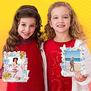 DOUXFUN DIY Picture Frame Craft Kits, Arts and Crafts Activity Kit for Kids Ages 5-12+, Party Games Easter Christmas Birthday Gift for Boys Girls Adult, Pack of 2