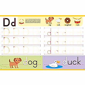 Play Smart Handwriting Workbook Ages 3-5: Handwriting Practice: Preschool Activity Book With Stickers