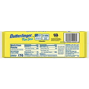 Butterfinger Fun Size Bars 6 Pack Tray, 3.9 oz