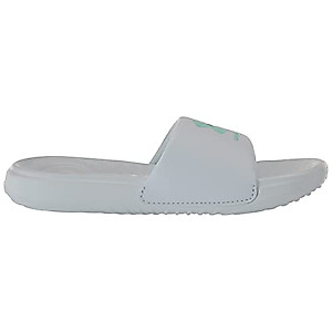 Under Armour Girls' Ansa Fixed Strap, (401) Halogen Blue/Halogen Blue/Green Breeze, 3, US