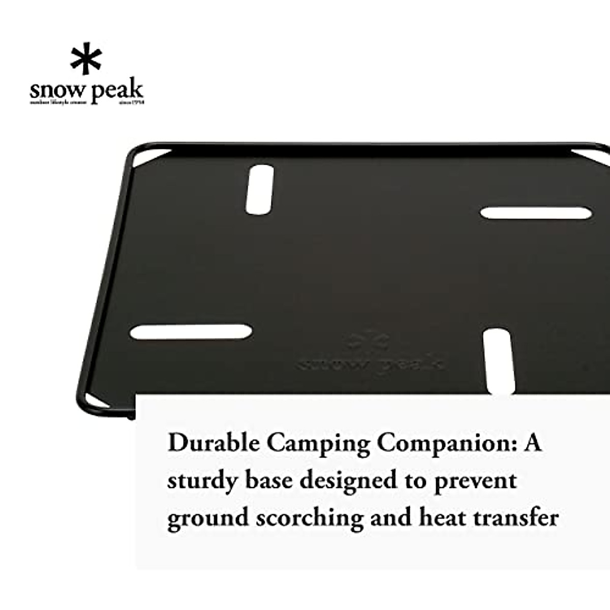 Snow Peak Base Plate, Small, Black