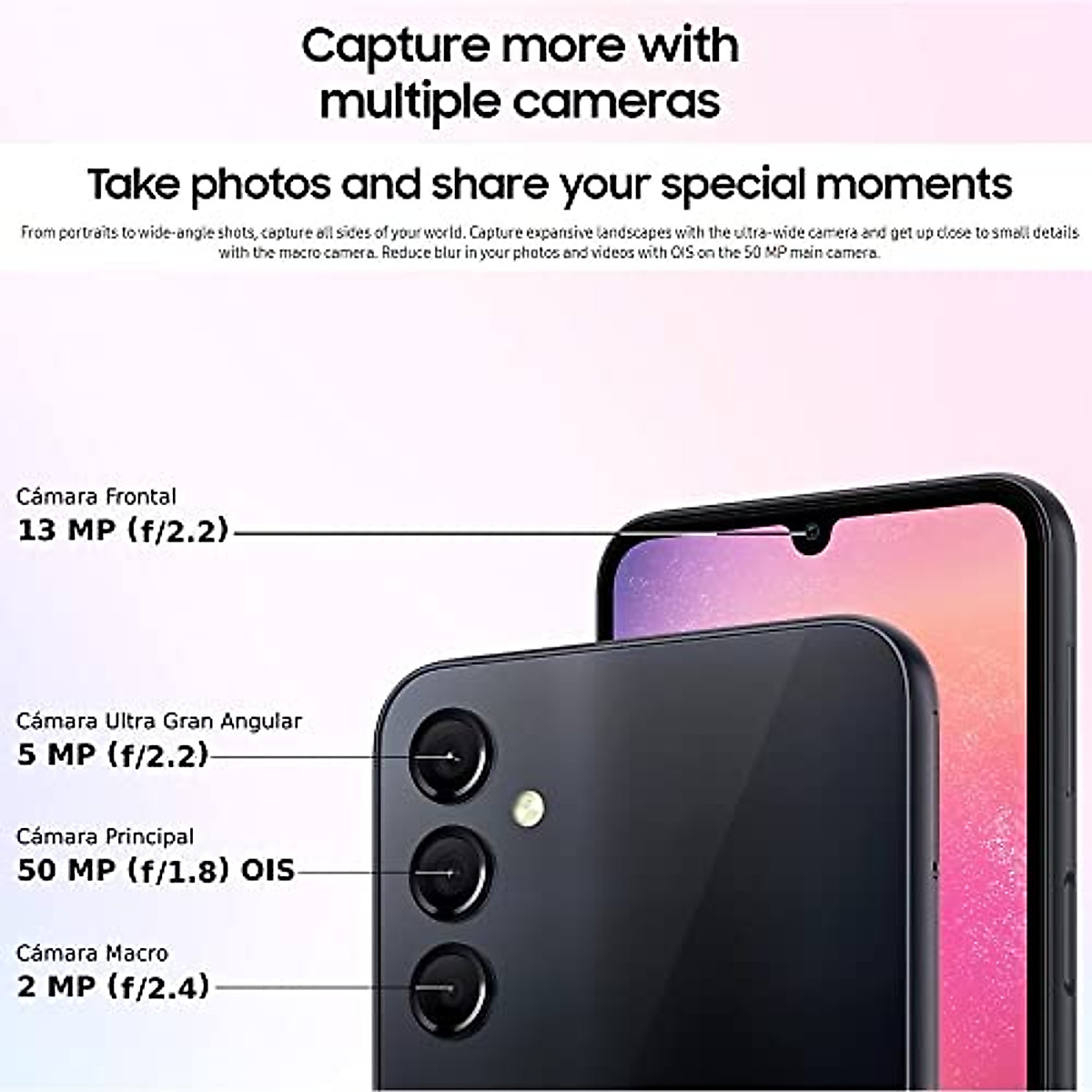 SAMSUNG Galaxy A24 Dual SIM (128GB, 4GB) 6.5" 90Hz AMOLED, Octa-Core ...