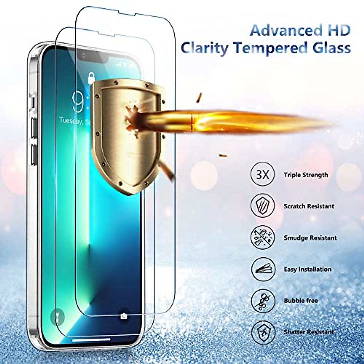 SPIDERCASE for iPhone 13 Pro Max Case，Crystal Clear Floral Soft & Flexible TPU Shockproof Protective Cover for Women Girls, Flower Pattern Design Phone Case