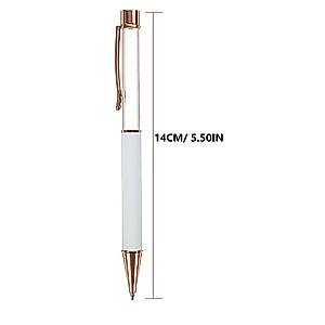 EXCEART Sublimation Blank Pens Stylus Pen Blank Heat Transfer Pen Sublimation Ballpoint Pen for Christmas DIY Office Stationery Supplies