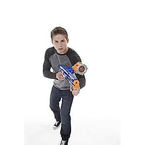 NERF Rampage N-Strike Elite Toy Blaster with 25 Dart Drum Slam Fire for Kids, Teens, & Adults (Amazon Exclusive)